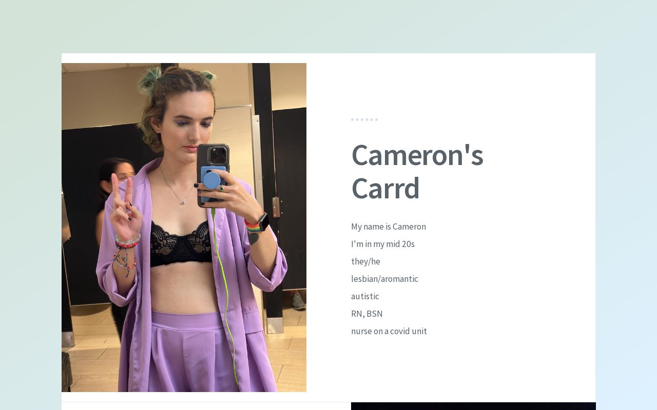 Cam's Carrd